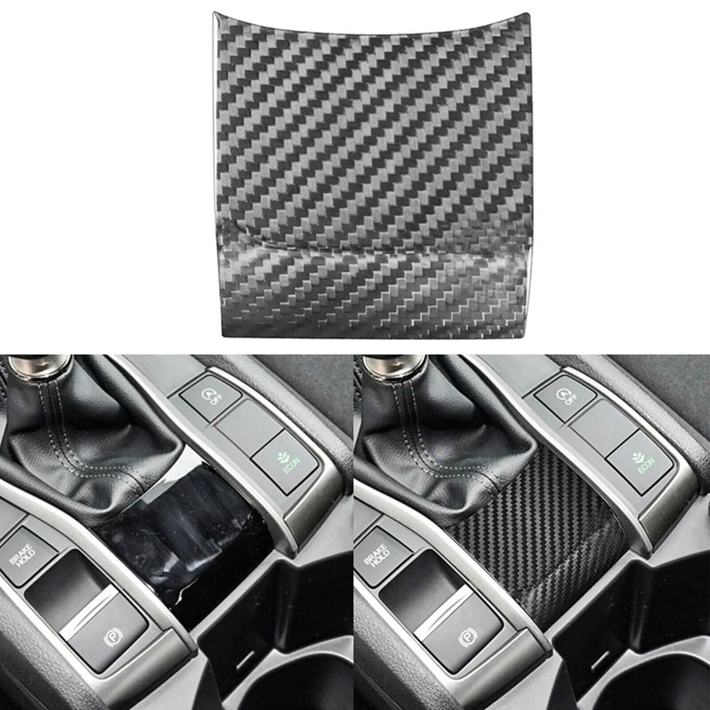 Dry Carbon Fiber Manual Gear Shift Base Cover for 10th Generation Civic ...