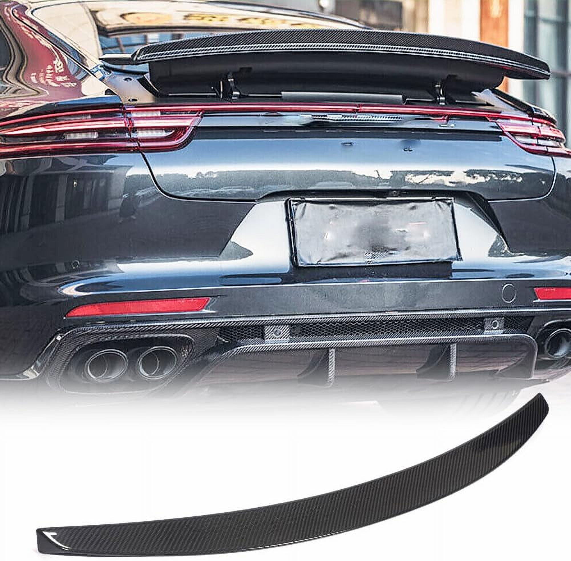 Dry Carbon Fiber Rear Trunk Spoiler Fits for Porsche Panamera Hatchback ...