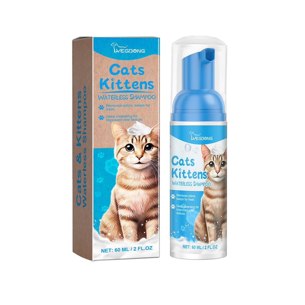 Dry Cat Shampoo No Rinse Cleaner Water-free Mousse-for HOT Pet ...
