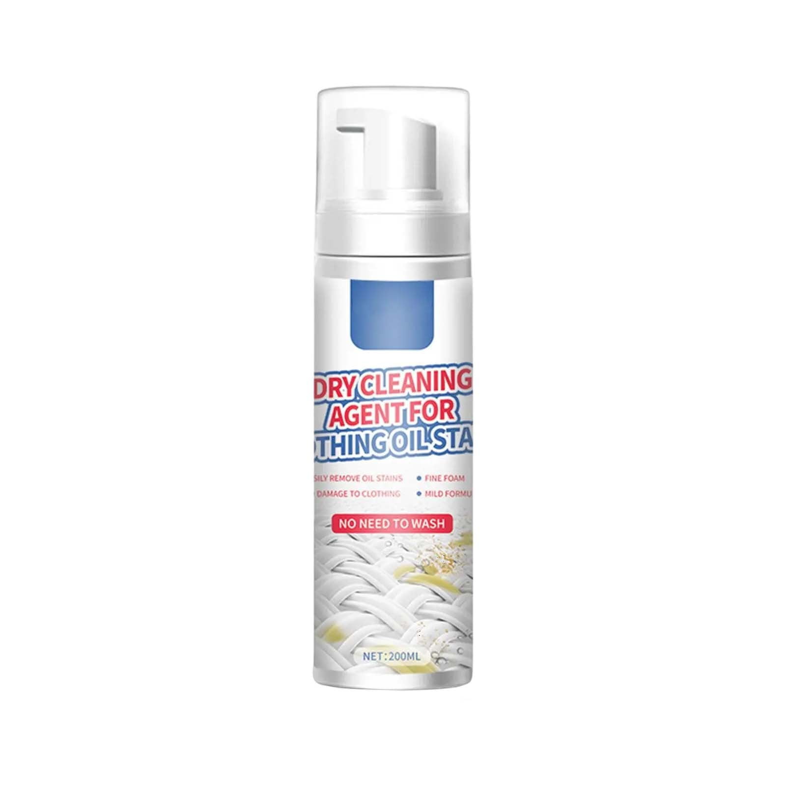 Dry Cleaning Spray, Dry Stain Remover for Clothes, Dry Foam Cleaner ...