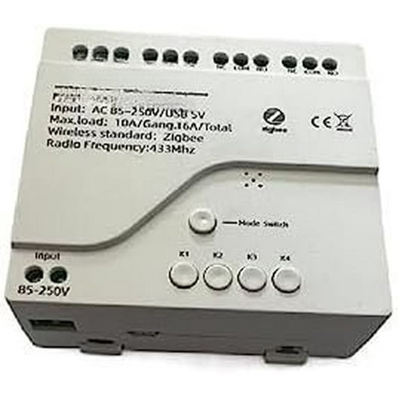 Dry Contact Zigbee Relay , Remote Control Zigbee for Light Garage Door ...