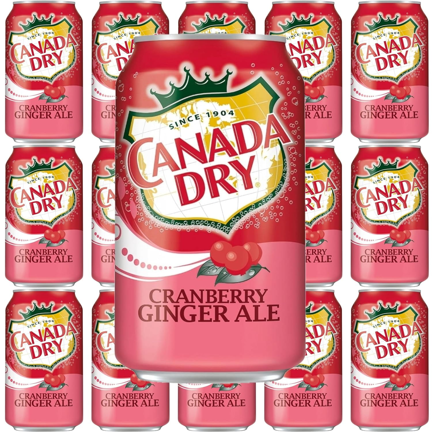 Dry Cranberry Ale Soda, 12 Fl Oz, 15 Cans (Cranberry) - Walmart.com