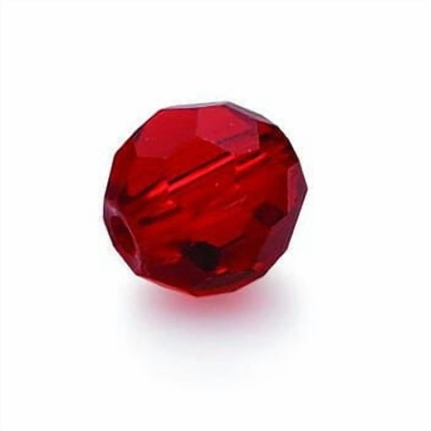 Dry Creek GBR8 Glass Beads, 8mm 20pk., Ruby Red, 8mm Glass Bead ...