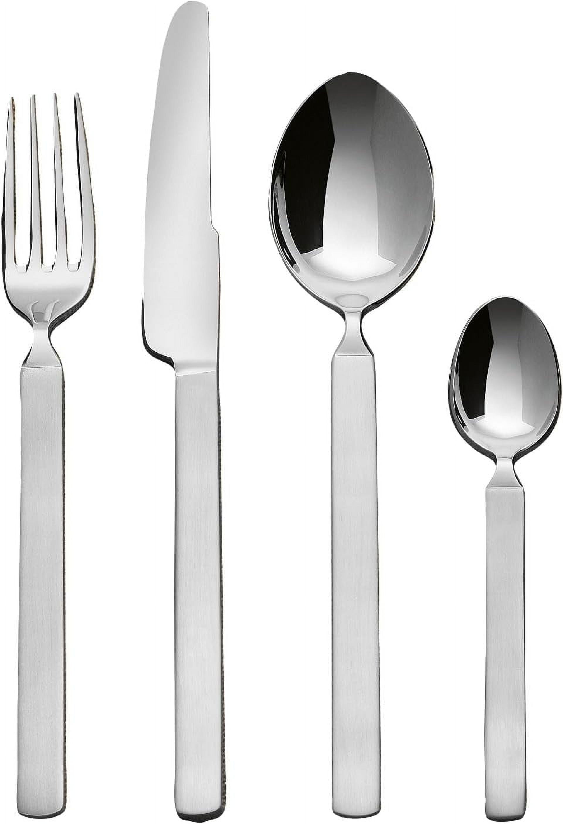 Dry Cutlery Designed By Achille Castiglioni Silverware, 24 Piece ...