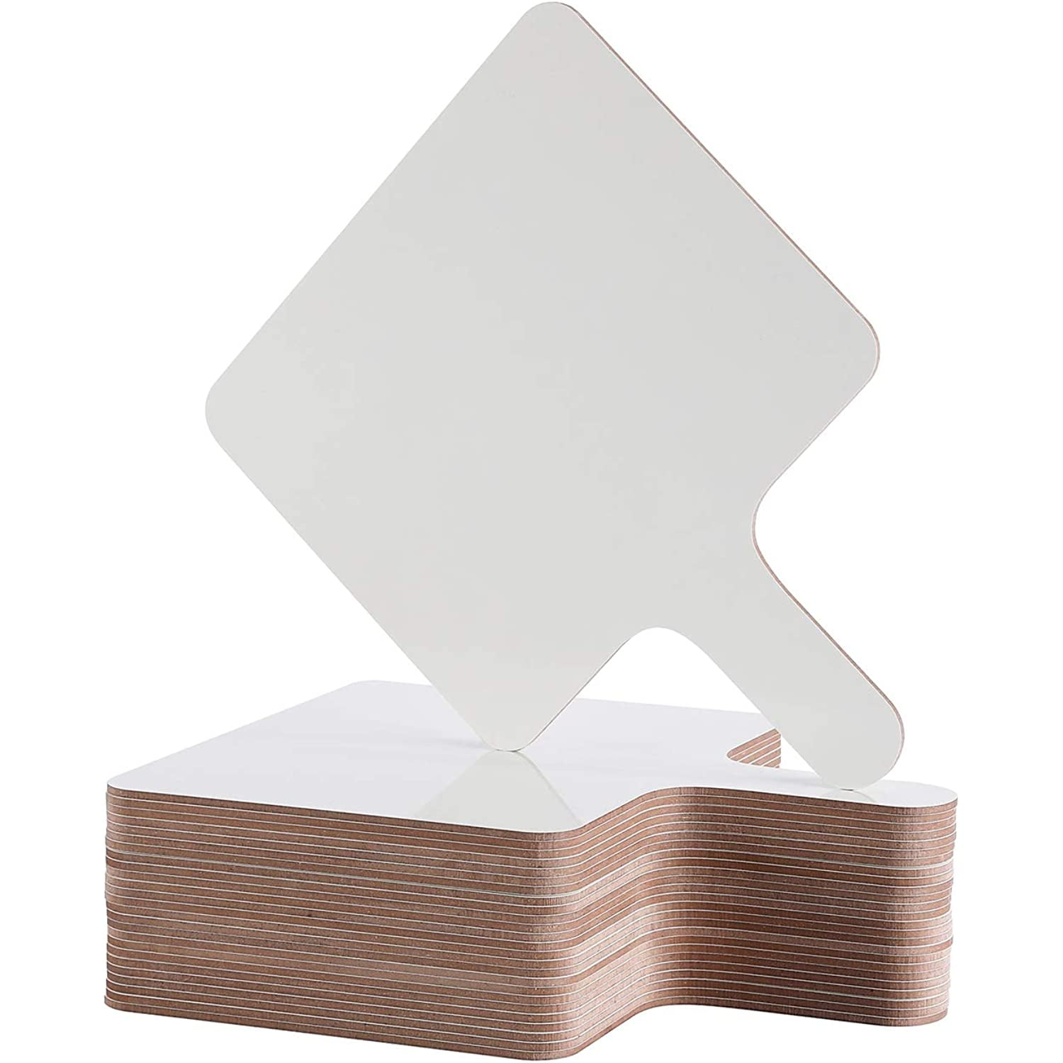 Dry Erase Answer Paddle - White Board, Double Sided Paddles (10 Pack, 7 ...