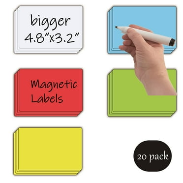 Toolbox Organizational Magnetic Labels by DCM Solutions (Black, 0.75"H ...