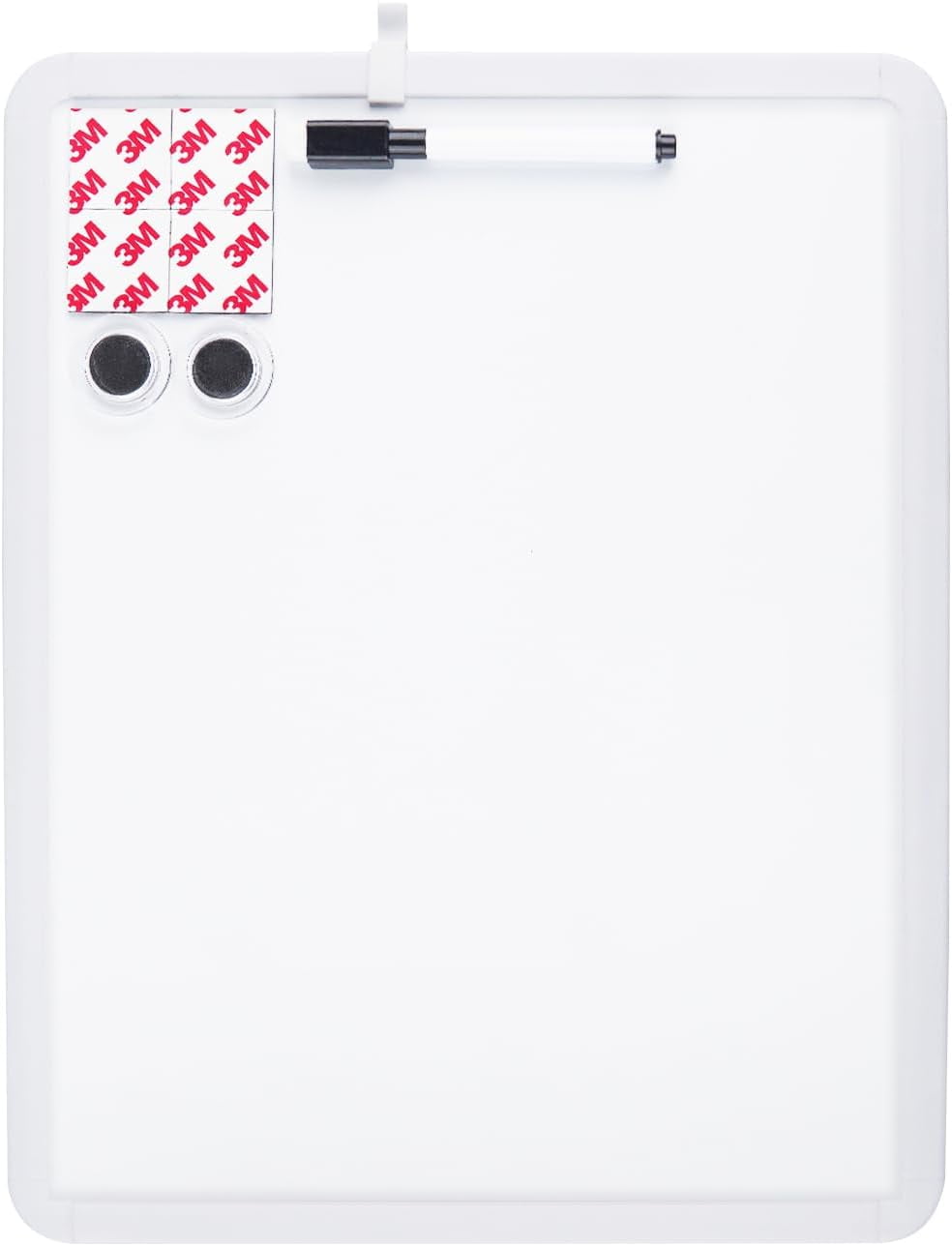 Dry Erase Board, 14 x 11 inches Magnetic Whiteboard, Includes a Black ...