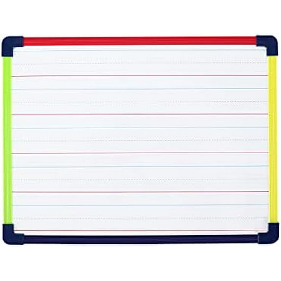 Dry Erase Board, Magnetic Whiteboard 2-Sided 9 x 12 Inches with Colored ...