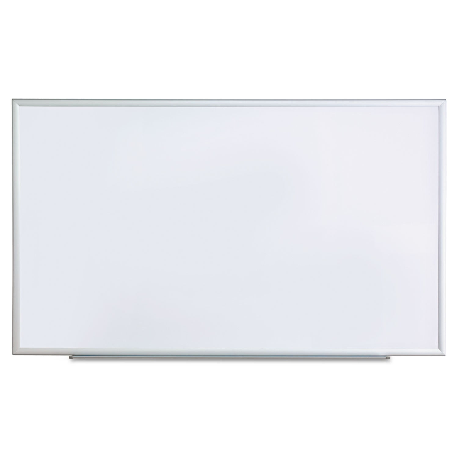 Large Dry Erase Board, 60 x 36, Melamine, Satin-Finished Aluminum Frame ...