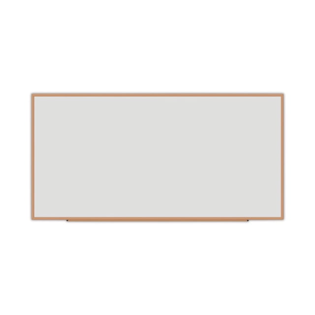 Large Wood Frame Dry-Erase Board, High-Quality Melamine, 96 x 48, White ...