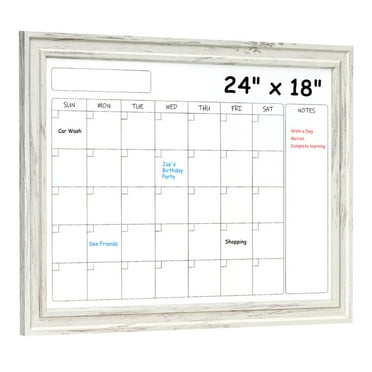 Teacher Created Resources Black & White Dry-Erase Magnetic Calendar Set ...