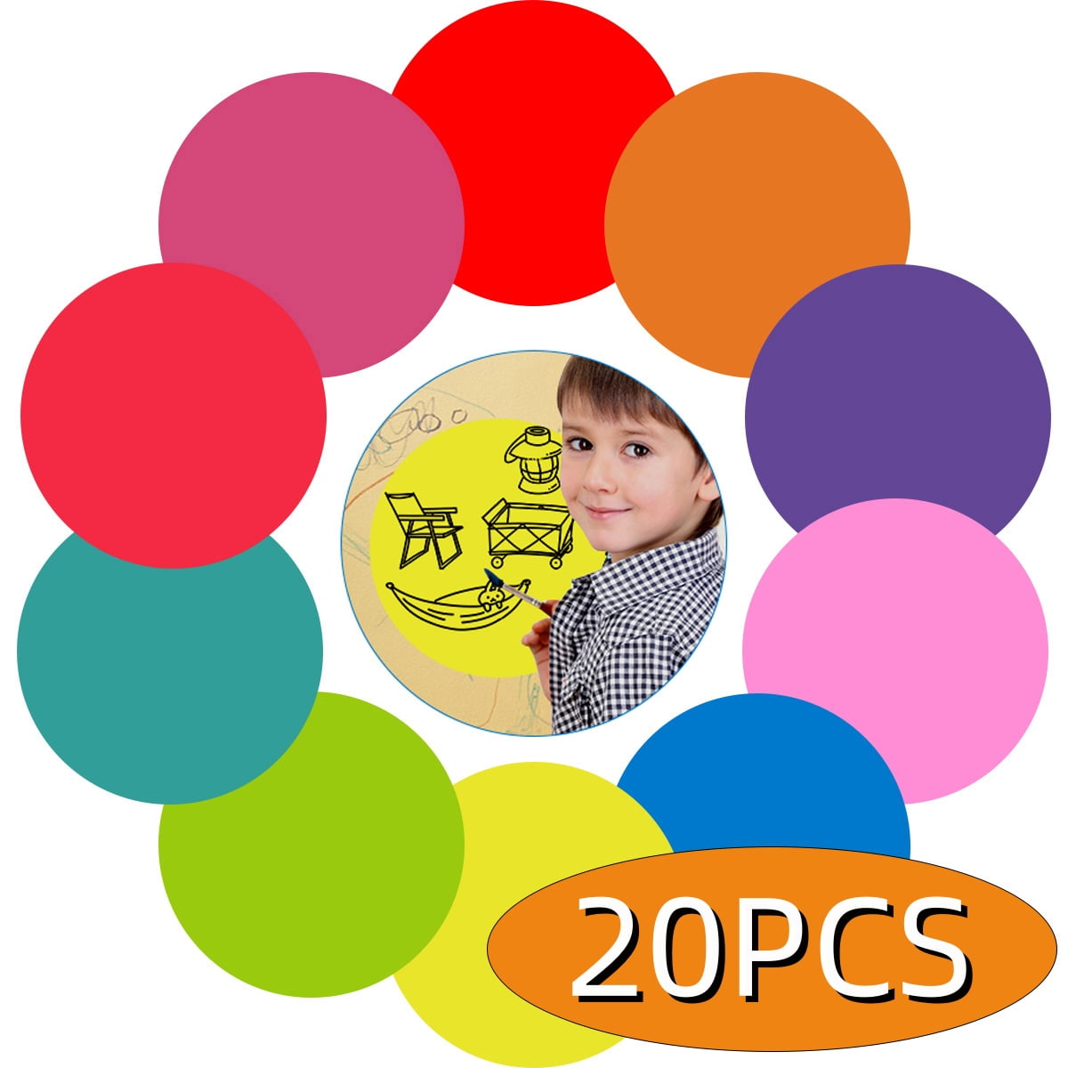 Dry Erase Dots Stickers Classroom Decoration Teacher Supplies for ...