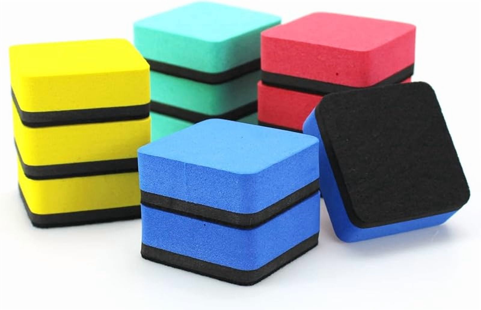 Dry Erase Eraser,24 Pack Magnetic Whiteboard Erasers,Small Dry Erase ...
