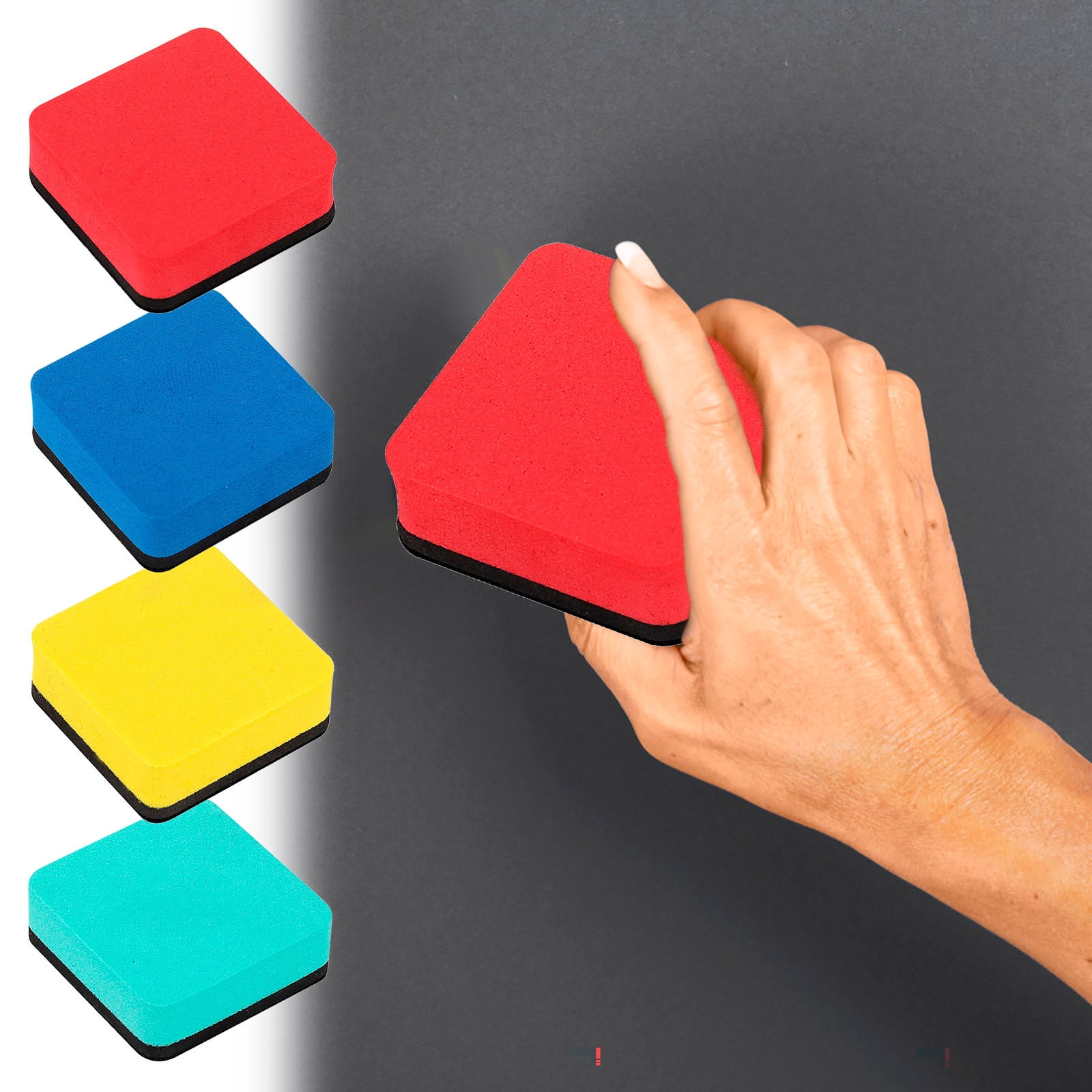 Dry Erase Erasers, 1 Pack Magnetic Whiteboard Erasers for Students ...