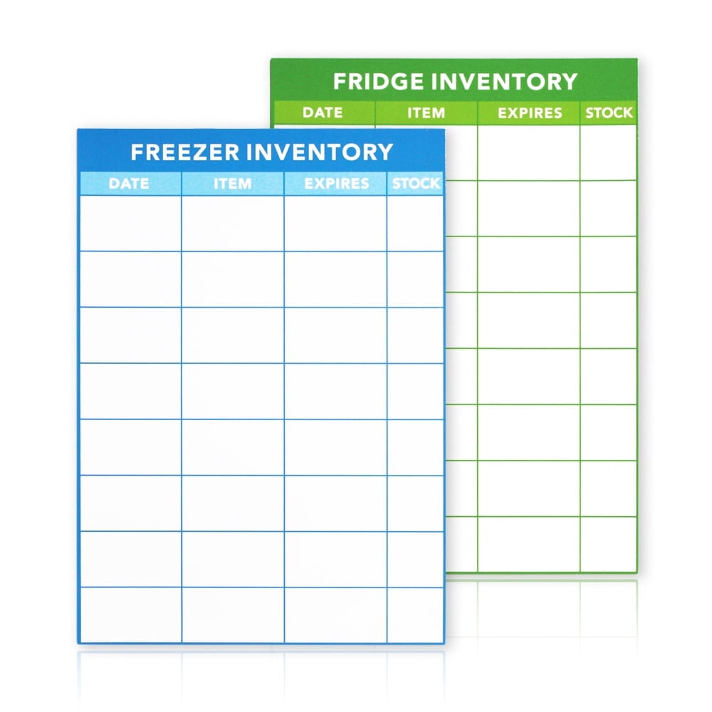 Dry Erase Freezer Inventory Chart,Magnetic Fridge Inventory Trackers,2 ...