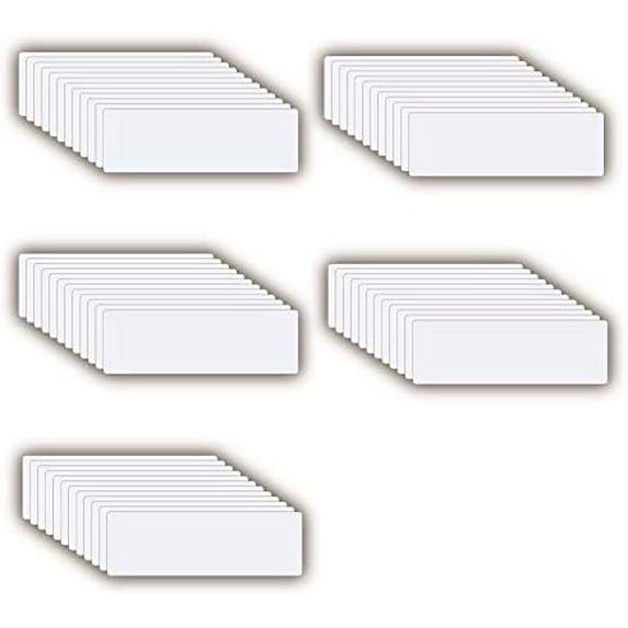 Dry Erase Magnetic Labels (1x3,Pack of 60),Write On Magnets Sticker ...