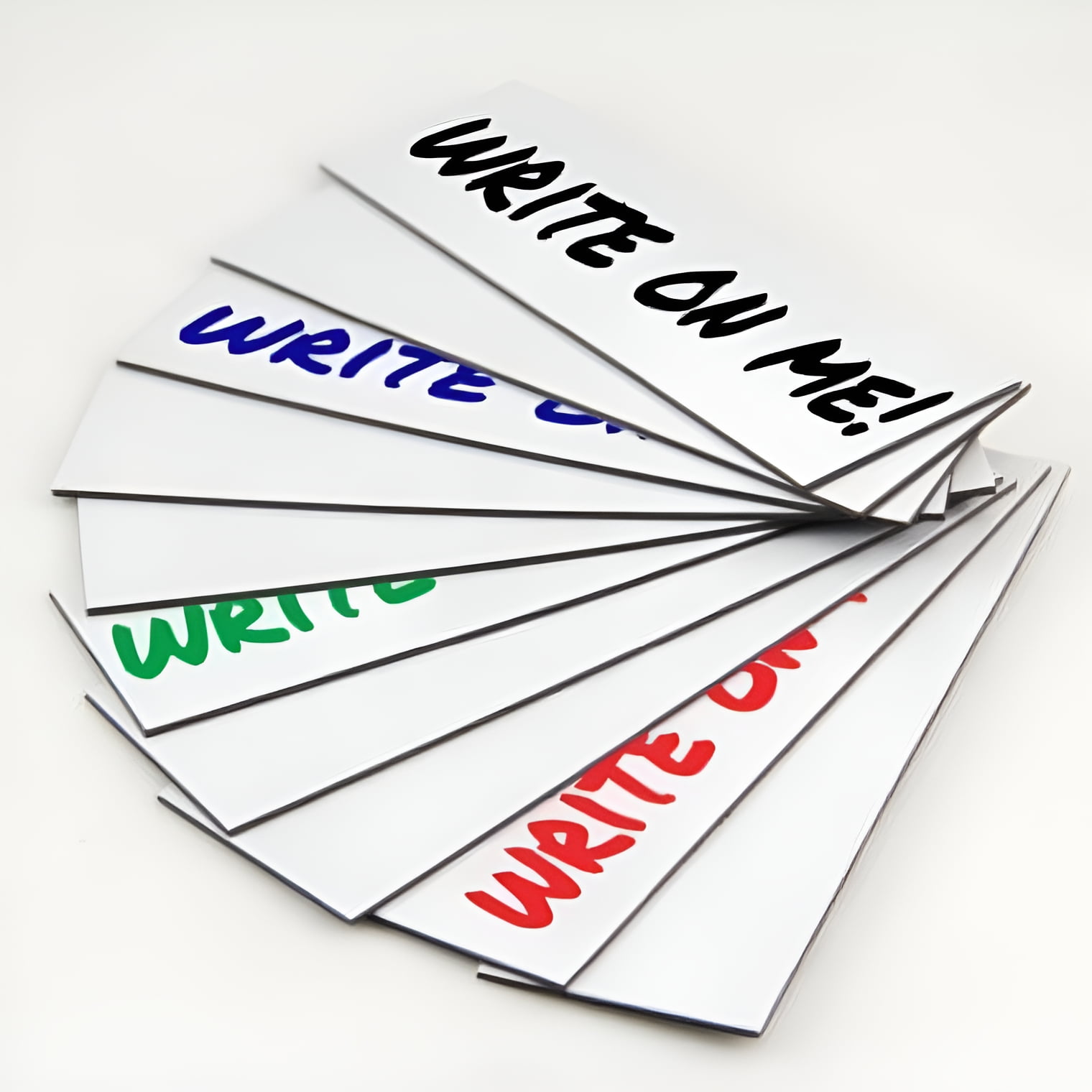 Whiteboard Dry Erase Magnetic Shelf Labels 1" x 2" for Fridge & Office ...
