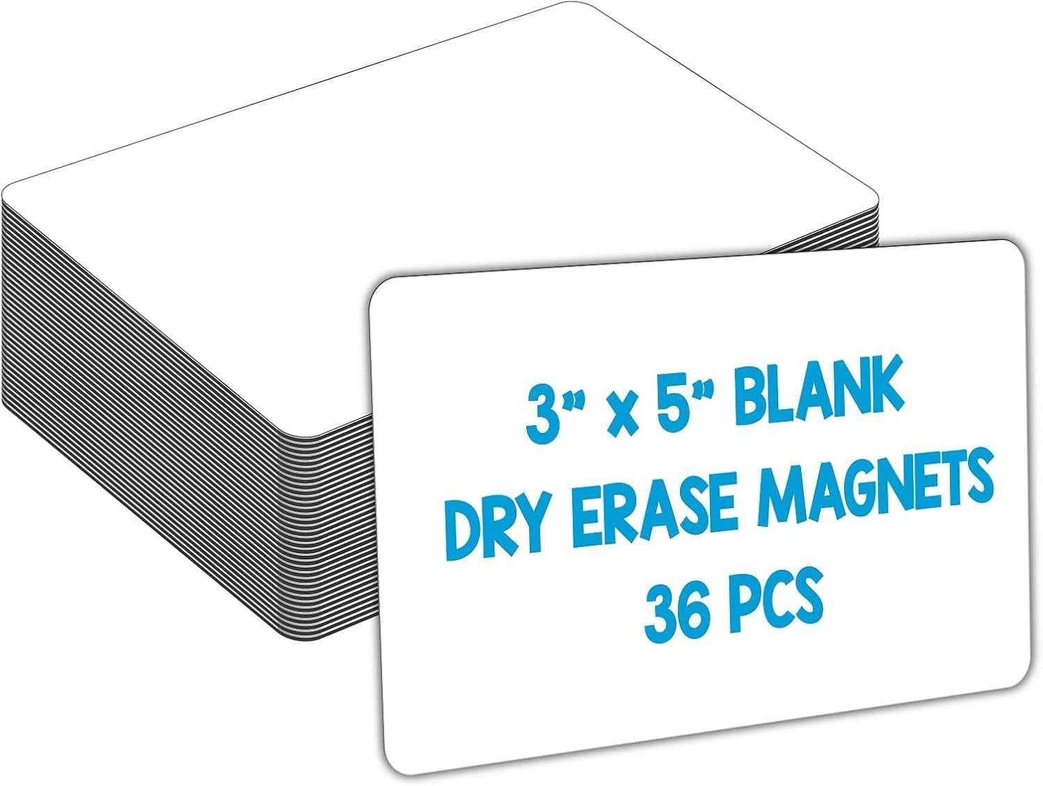 Dry Erase Magnets, Blank Magnetic Dry Erase Labels, 36-Pack, Erasable ...