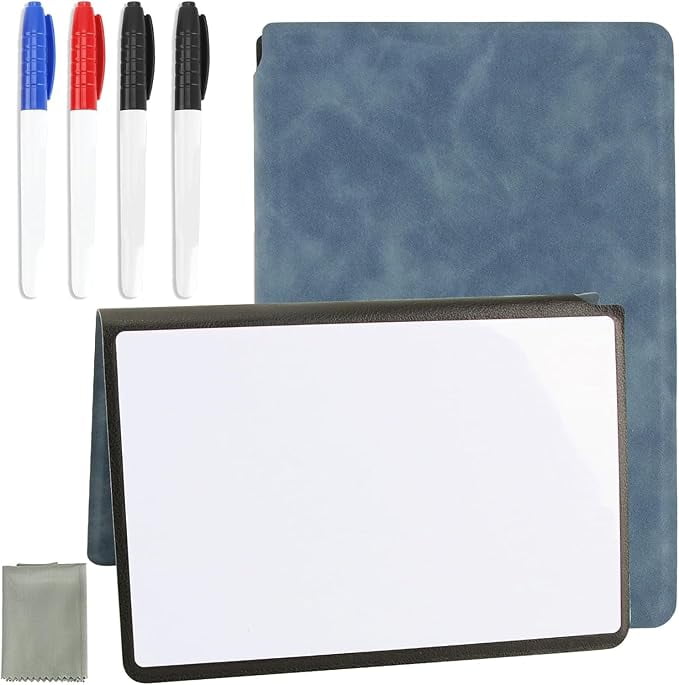 Dry Erase Mini Whiteboard Notepad A4 Double Sided Portable Memo Desk ...