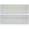 Dry Erase Number Line, Double Sided Whiteboard, 1 Pack 4x12, Side 1 1 ...