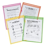Deluxe Dry-Erase Pocket, For 8-1/2" x 11" Paper, 1 Each | Bundle of 2 ...