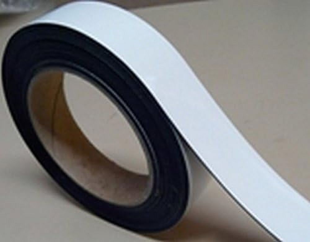 Dry Erase White Magnetic Roll 2" x 25' Write on/Wipe Off Magnet ...