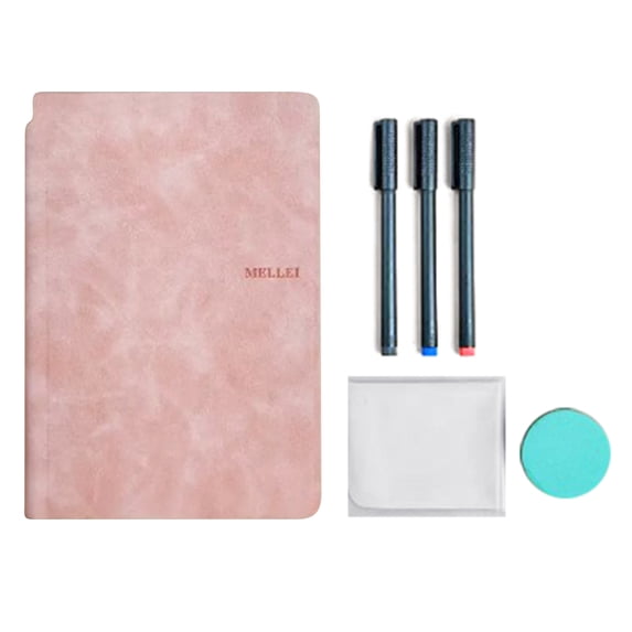 Dry Erases White Boards with Writing Pen Reusable Whiteboard Notebook ...