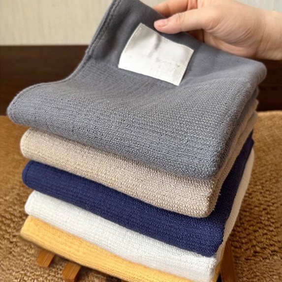 Dry Face Towel Washcloth, Soft Cotton Material, Highly Absorbent, Quick ...
