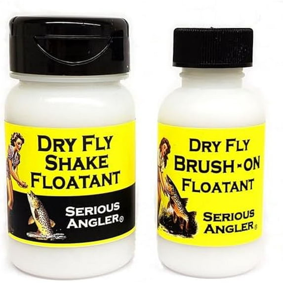 Dry Fly Floatant Combo (Shake + Brush-On) - Fly Fishing Floatant ...