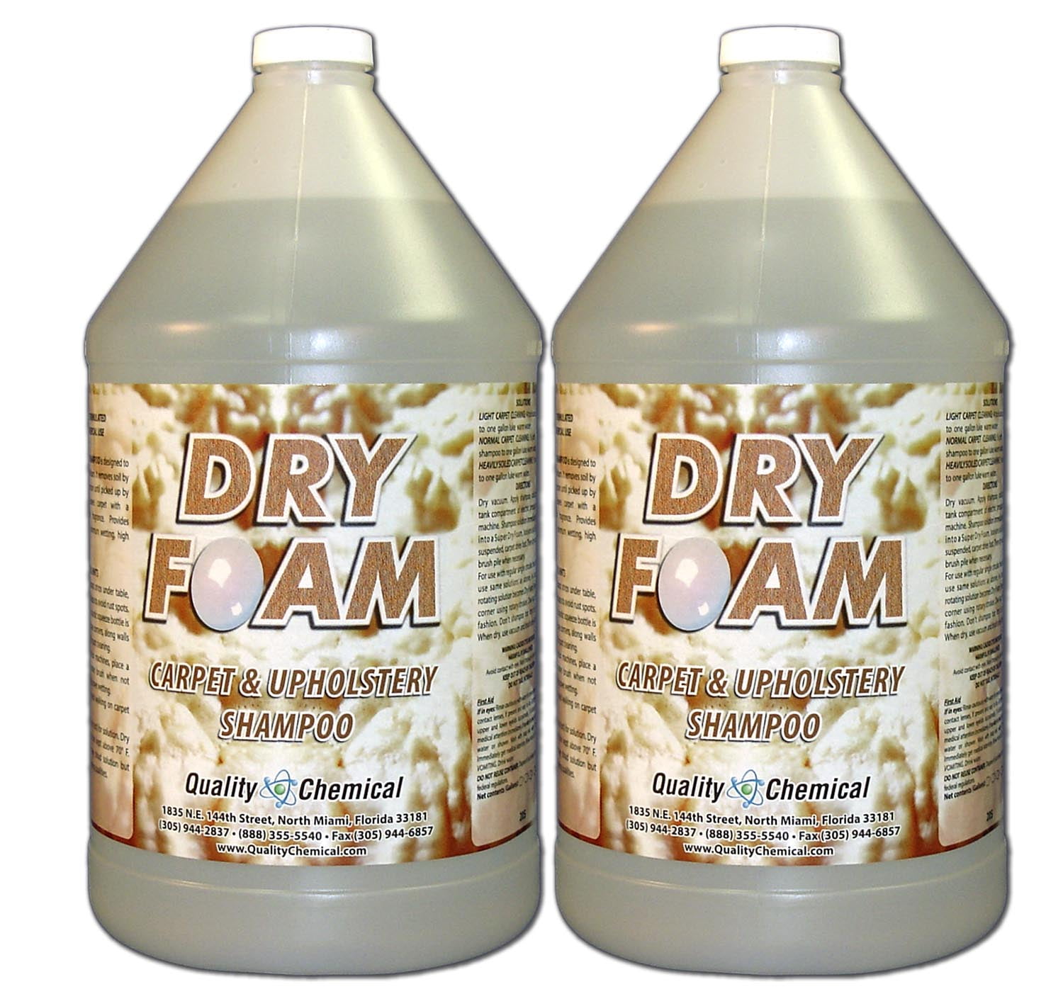 Dry Foam Carpet and Upholstery Shampoo - 2 gallon case - Walmart.com