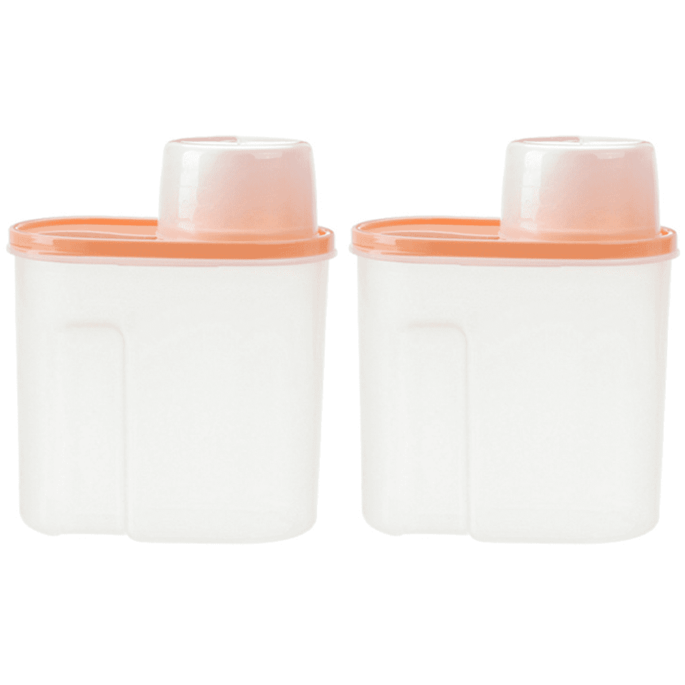 Dry Food Storage Containers, BPA Free Plastic Storage Bin Dispenser ...
