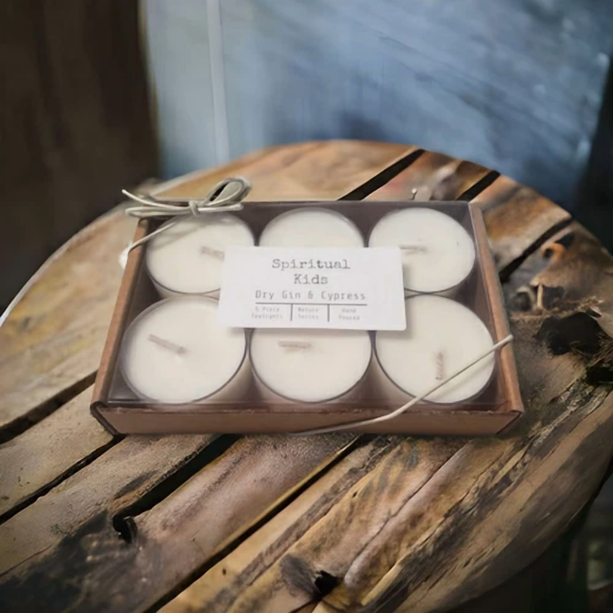 Dry Gin & Cypress Soy Tealights 6 Count Fragrant/Essential Oils ...