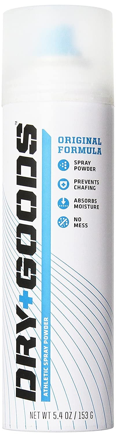 DRY GOODS Athletic Spray Powder 5.4oz, Sweat and Odor Control, Reduces ...