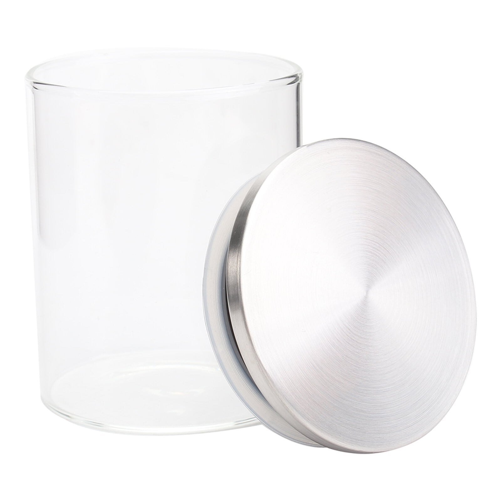 WRITWAA Airtight Food Storage Jar Transparent Container for Dry Grains ...