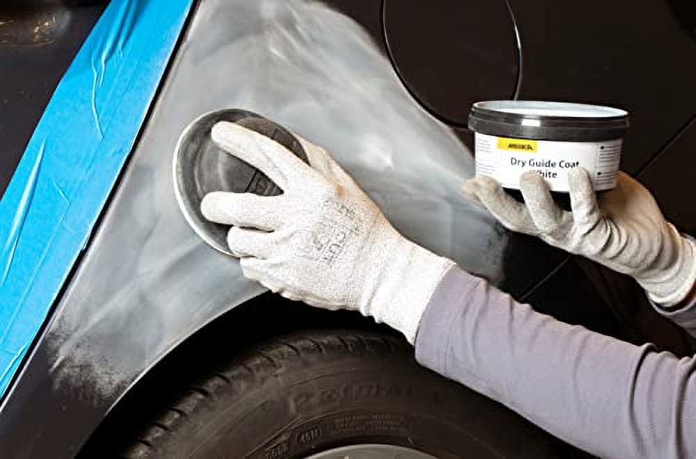 Dry Guide Coat White with Applicator 100g to use for dark colour ...