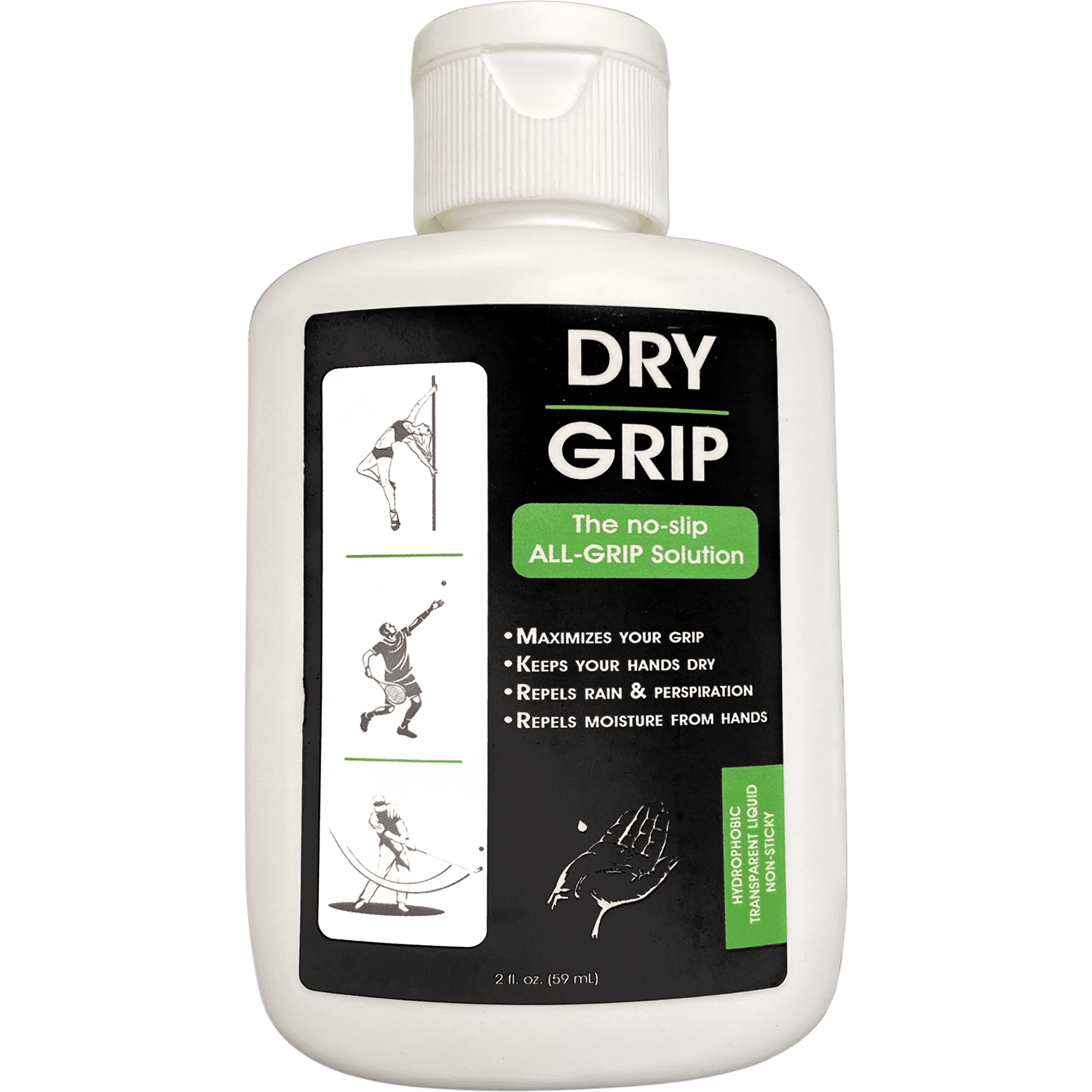 Dry Grip Solution - Anti-Slip & Non-Sticky for Pole Dancing, Golf ...
