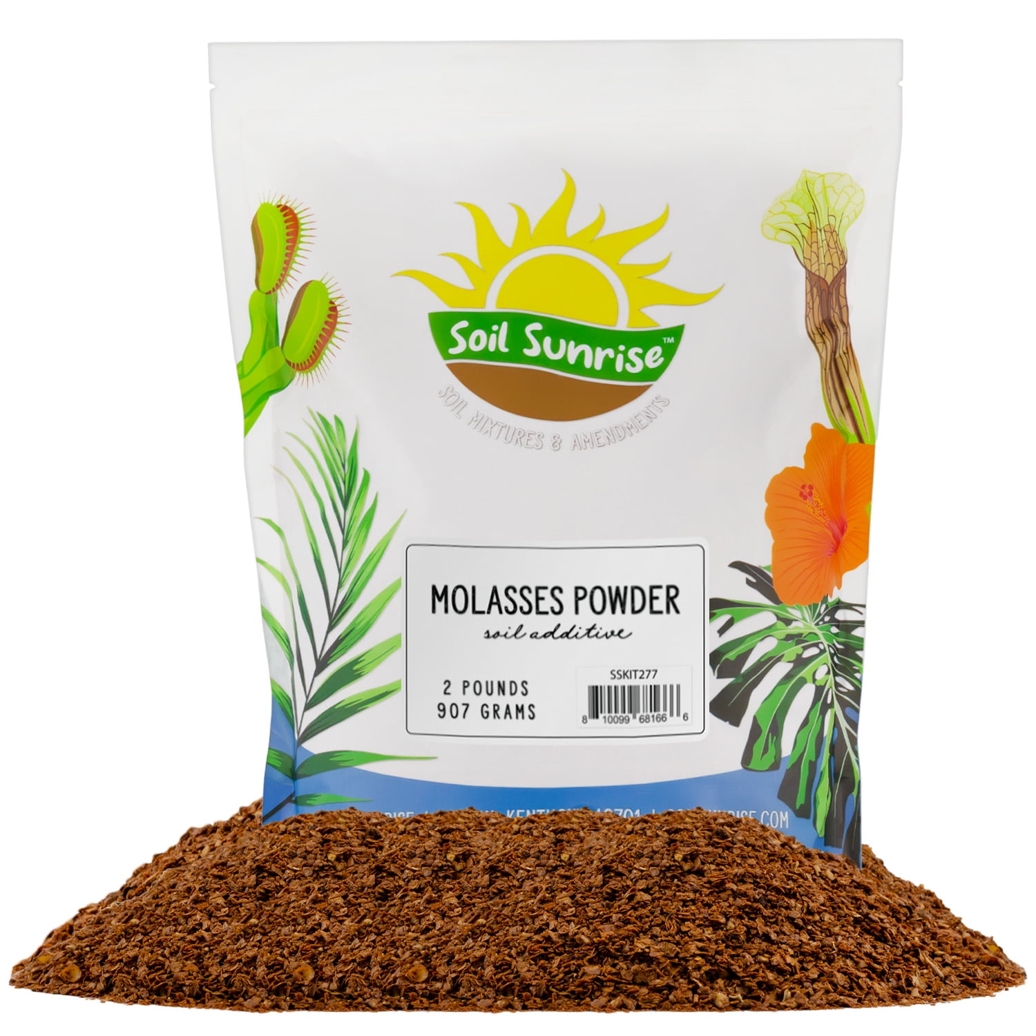 Dry Horticultural Molasses Powder (2 Pounds), Indoor/Outdoor Gardening ...