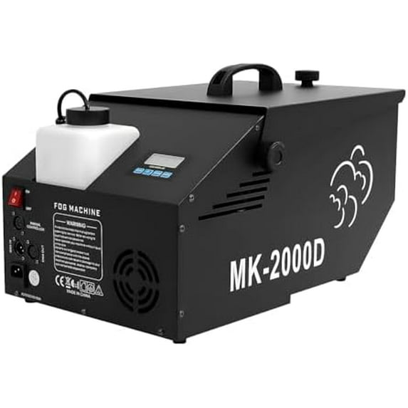 Dry Ice Fog Machine, 1200W Professional Stage DJ Smoke Fog Machine with ...