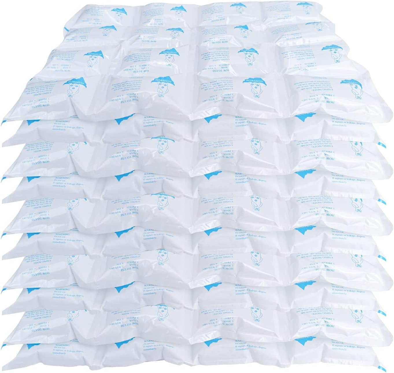 Dry Ice Packs for Shipping Frozen Food, Reusable Cold Sheets Coolers ...