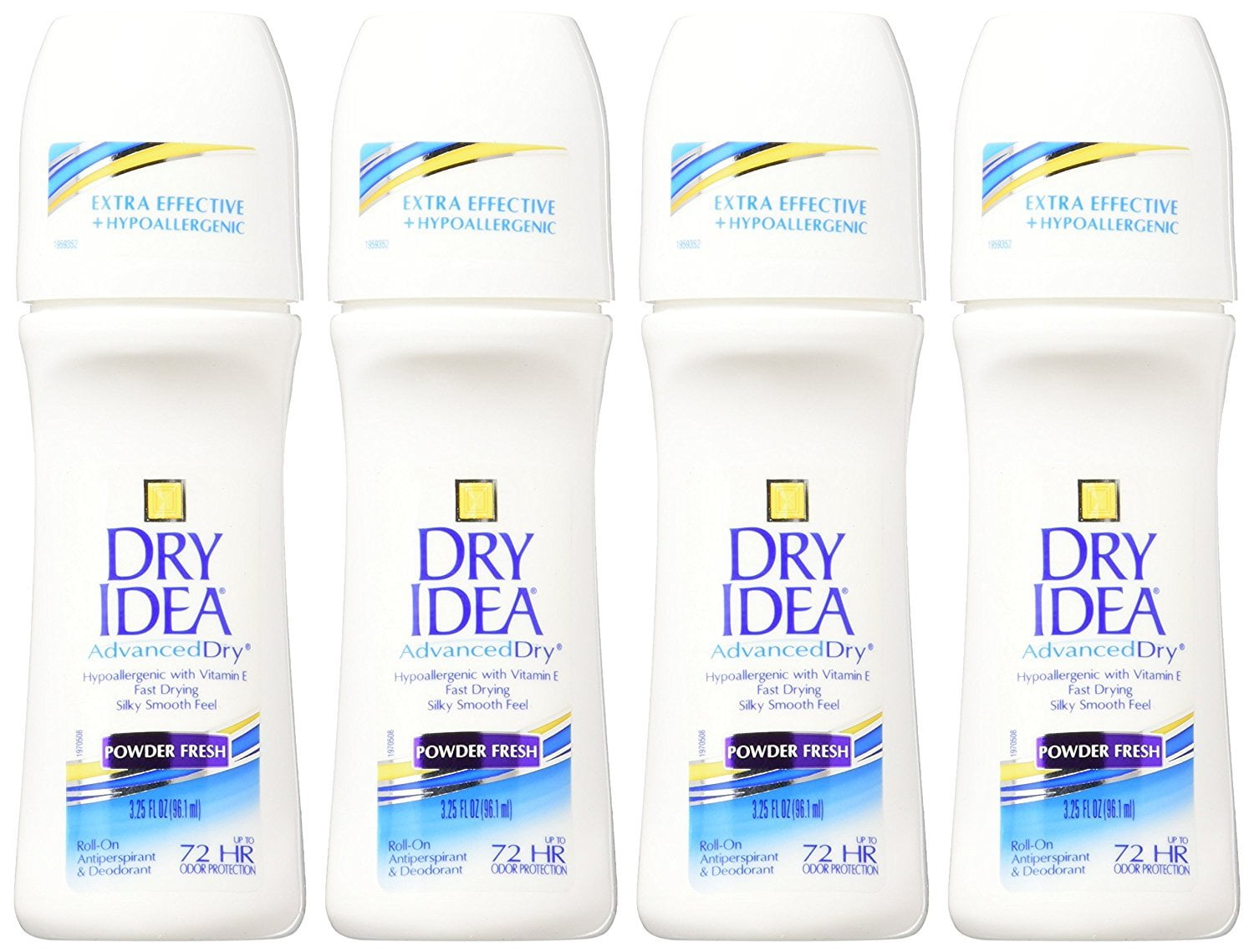 Dry Idea Antiperspirant Deodorant, Powder Fresh, 3.25 Ounces (Pack of 4 ...