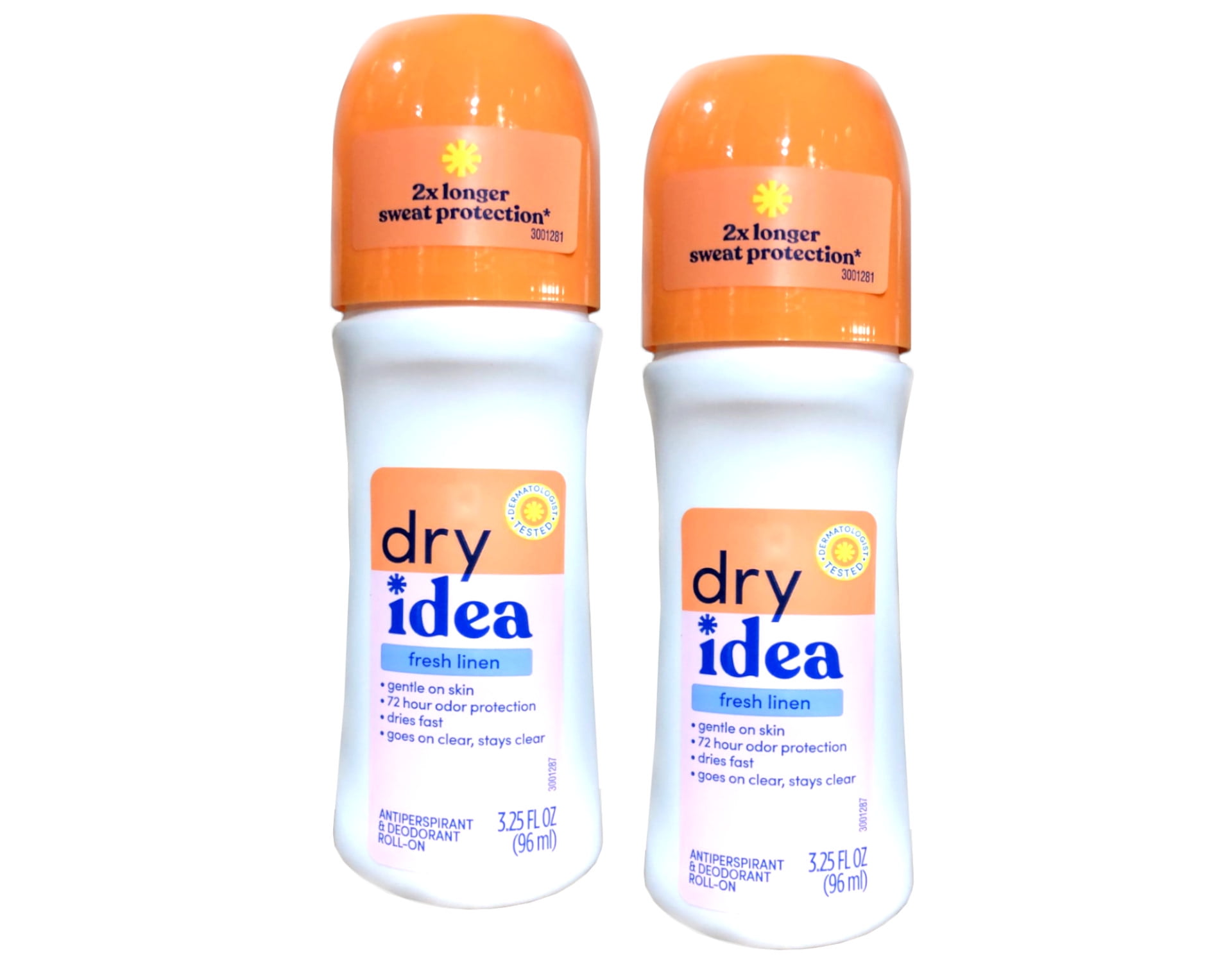 Dry Idea Roll-On Antiperspirant Deodorant, Fresh Linen Scent ...