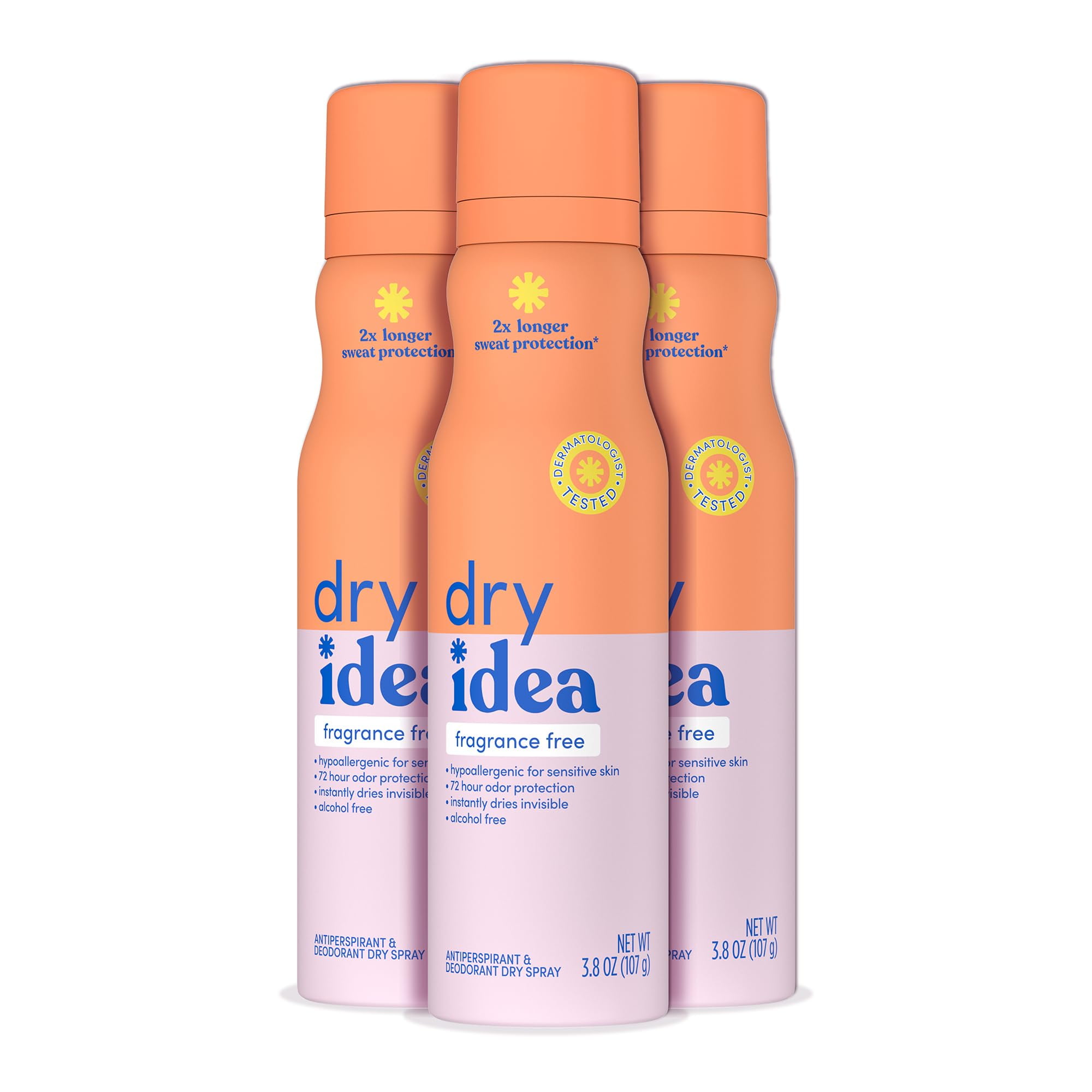 Dry Idea Dry Spray Deodorant & Antiperspirant | 2X Longer Sweat ...
