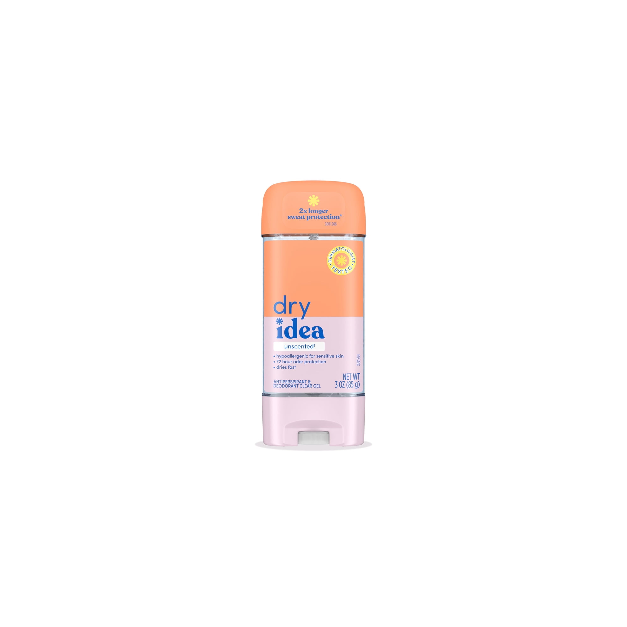 Dry Idea Gel Deodorant & Antiperspirant, Hypoallergenic, 72-Hour Odor ...
