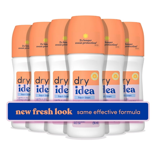 Dry Idea Roll-On Deodorant & Antiperspirant | 2X Longer Sweat ...