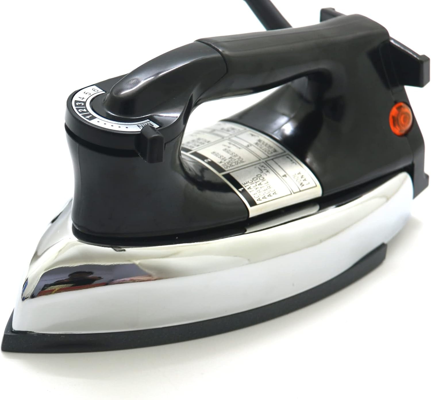 Dry Iron, No Steam Holes, 9 Ft Cord, Non-Stick Soleplate, Overheat ...