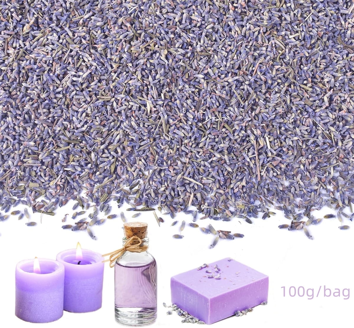 Artrylin Dry Lavender Buds 100 G/ Bag,Bulk Dried Lavender Flower Buds ...