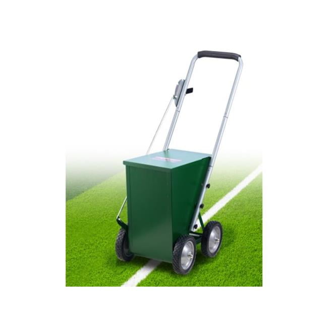 Dry Line Marker 4-Wheel 2 or 4 in Lines Heavy Duty Steel Chalker 50 lbs ...