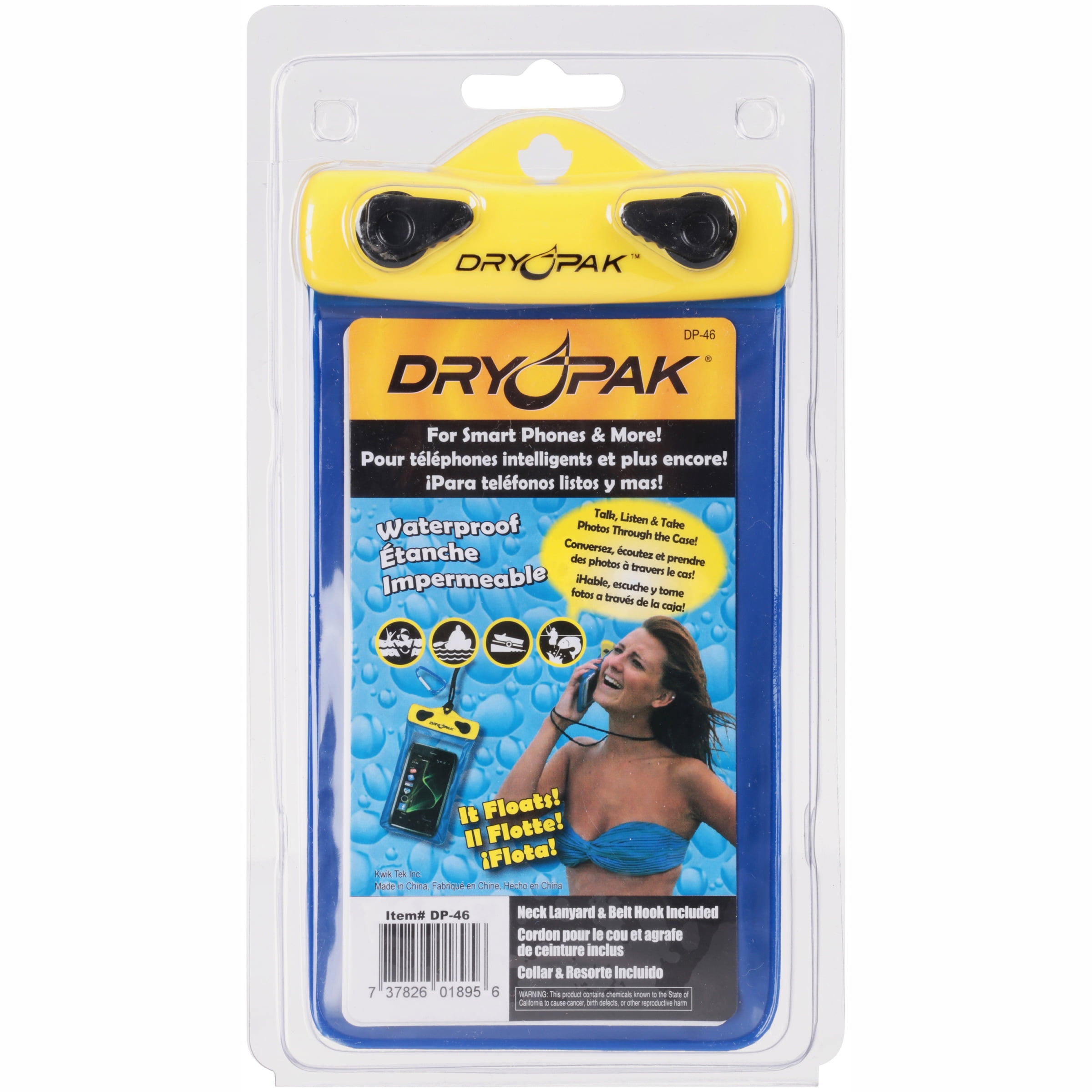 Dry Pak® Waterproof Cell Phone Case 3 pc Pack - Walmart.com
