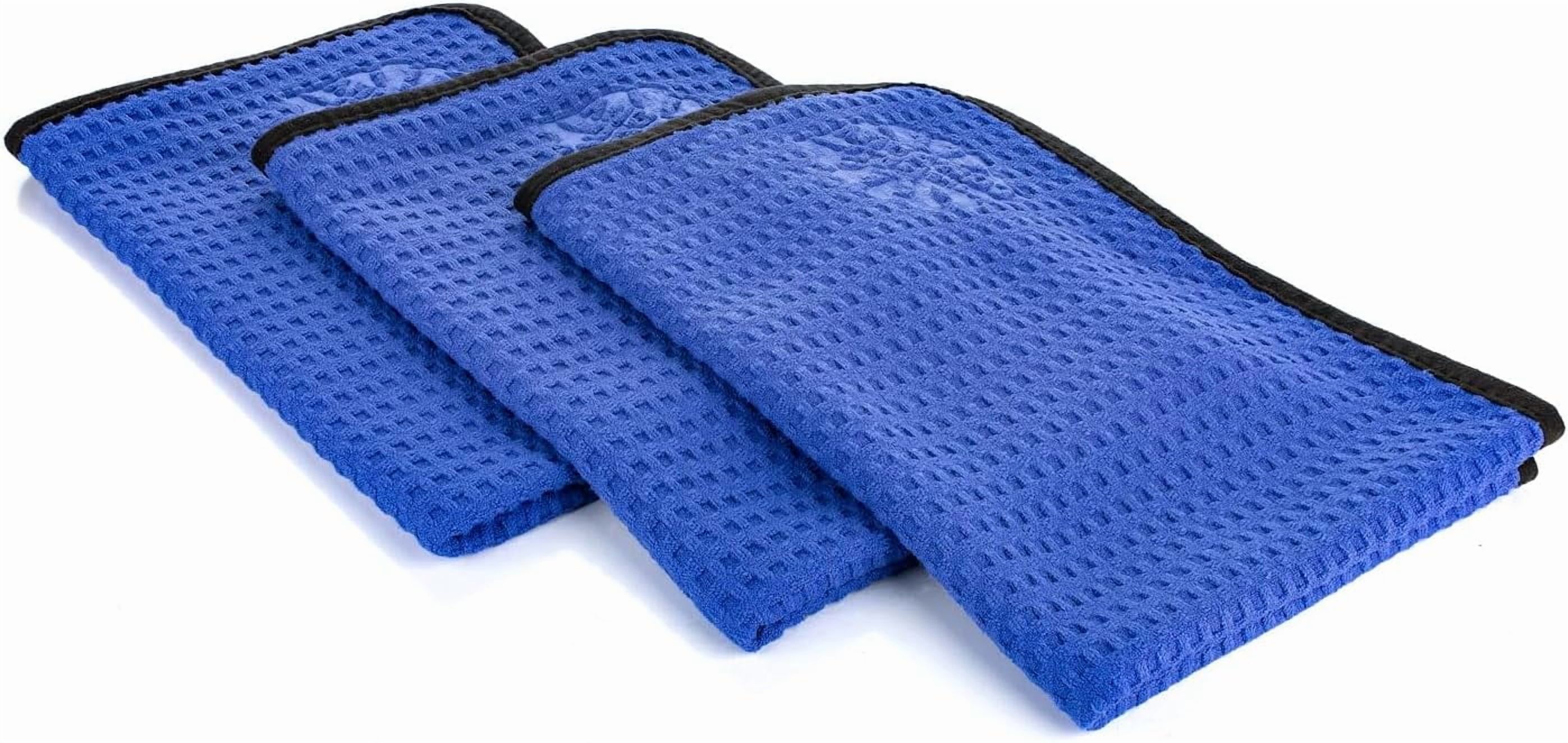 - Dry Me A River - Professional Korean 70/30 Blend, Microfiber Waffle ...