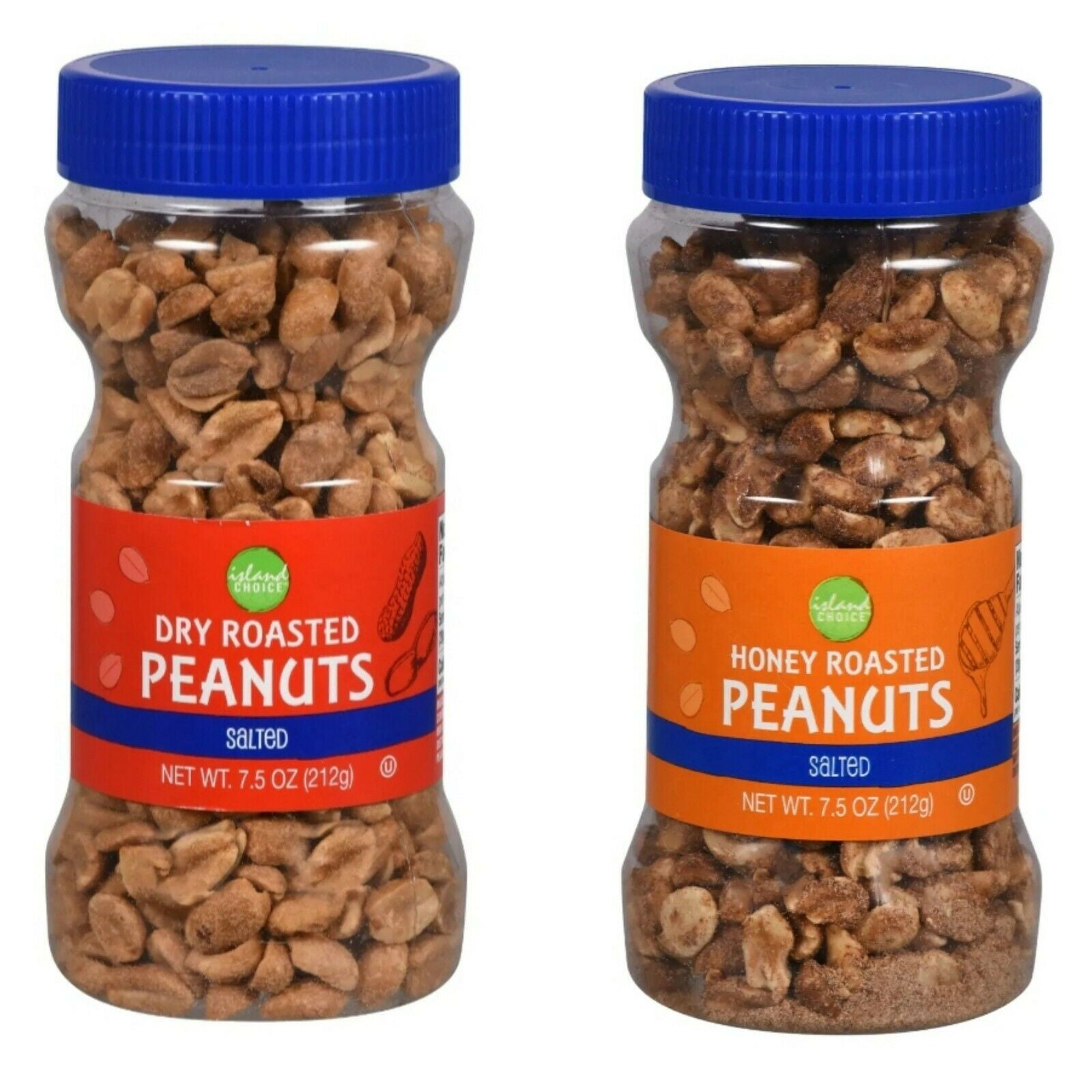 Walmart Dry Roasted Salted Peanuts or Honey Roasted Salted Peanuts, 7.5 ...